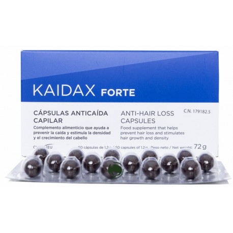 KAIDAX FORTE ANTICAIDA 60 CAPSULAS - Farmacia Castillo